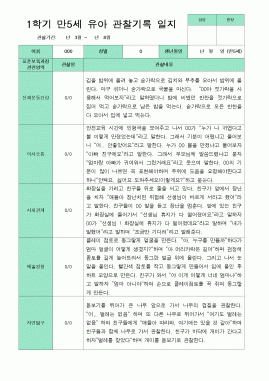 [관찰+발달]만 5세 23명 1학기 관찰일지와 발달평가 평가제-1페이지