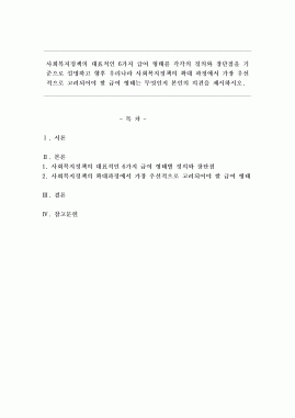 사회복지정책의 대표적인 6가지 급여형태를 각각의 정의와 장단점을 기준으로 설명하고 향후 우리나라 사회복지정책의 확대과정에서 가장 우선적으로 고려되어야할 급여형태는 무엇인지 본인의 의견을 제시하시오.-1페이지