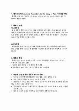 통증 평가 워드클래스-1페이지