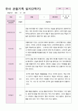 [평가제]만5세 23명 2학기 관찰일지와 발달평가-1페이지