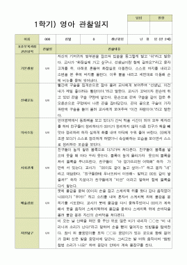 평가제 1학기 2학기 영아 관찰일지 만 2세 12명 24페이지-1페이지