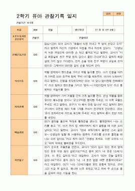 평가제-2학기 관찰일지 만 5세 24명-1페이지