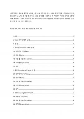 (경영전략론) 글로벌 플랫폼 상거래 산업 내에 경쟁하고 있는 3개의 경쟁기업을 선택하여(한국 기업 포함가능) VRIO 분석을 행하시오. VRIO 분석표를 사용하되 각 기업마다 적어도 5개의 강점에 대해 분석하고 교재에 등장하는 모방불가능성의 요소를 이용하여 모방불가능성이 존재하는 강점을 기업 당 2개 이상 설명하시오.-1페이지