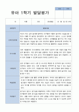 평가제 만 4세 25명 1학기 발달평가-1페이지