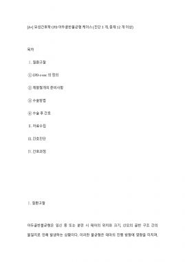 [A+] 모성간호학 CPD 아두골반불균형 케이스 (진단3개, 중재 12개 이상)-1페이지