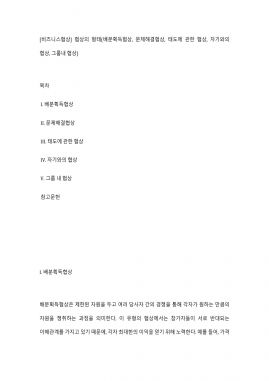 [비즈니스협상] 협상의 형태(배분획득협상, 문제해결협상, 태도에 관한 협상, 자기와의 협상, 그룹내 협상)-1페이지