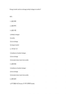 Charge transfer and ion exchange methyl viologen in zeolite Y-1페이지