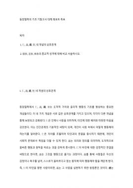 동양철학의 기초 기말고사 대체 레포트 족보-1페이지