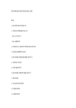 비전 메뉴얼 비전의 정의, 발견, 성취-1페이지