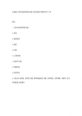 드림널스 양극성장애 문헌고찰+사정+중재+이론적근거7개-1페이지