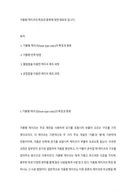 거품형 케이크의 특징과 종류에 대한 레포트 입니다.-1페이지