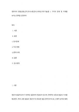 영유아의 발달(운동,인지,의사소통,정서,사회성,자조기술)중 1가지의 장애 및 지체를 보이는 영역을 선정하여-1페이지