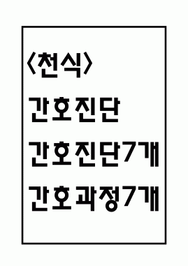 [천식 간호진단] 천식 간호진단 간호과정 케이스 (천식 간호진단7개,간호과정7개)-1페이지