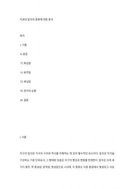 지권의 암석의 종류에 대한 분석-1페이지