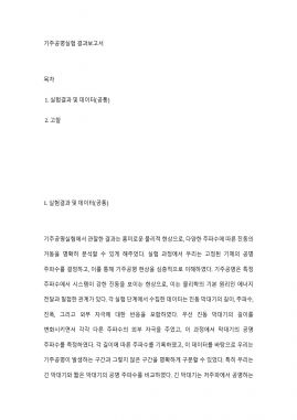 기주공명실험 결과보고서-1페이지