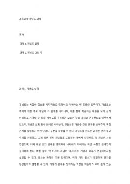 초등과학 개념도 과제-1페이지