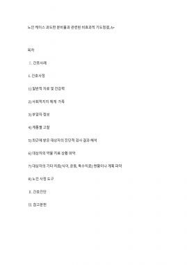 노인 케이스 과도한 분비물과 관련된 비효과적 기도청결, A+-1페이지