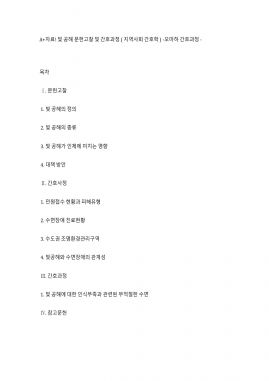 A+자료! 빛 공해 문헌고찰 및 간호과정 ( 지역사회 간호학 ) -오마하 간호과정 --1페이지