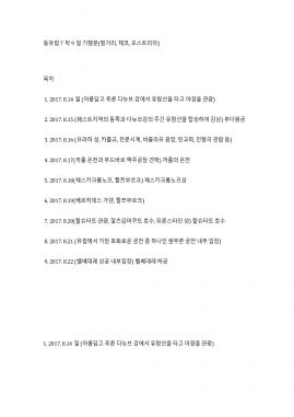 동유럽 7박 9일 기행문(헝가리, 체코, 오스트리아)-1페이지