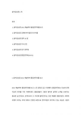 음악감상문 6개-1페이지