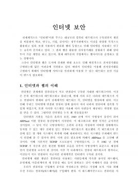 인터넷 보안 레포트 자료-1페이지