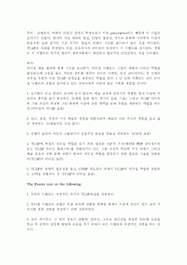 TCAP 표준 레포트 자료-1페이지