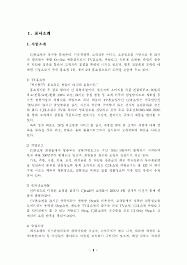 성공유통전략-CJmall성공사례-1페이지