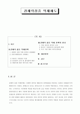경제력집중억제제도-1페이지