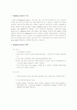 Stepping motor 레포트 자료-1페이지