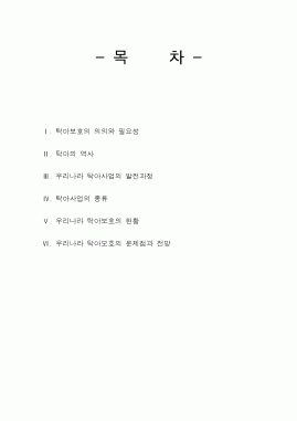 탁아산업 레포트 자료-1페이지