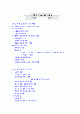 담배 술 마약이 인체에 미치는 영향-1페이지