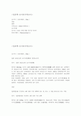 일본 오이타지역조사-1페이지