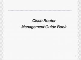 Cisco Router 레포트 자료-1페이지