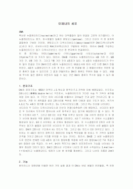 인체내의 세포조사-1페이지