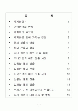 기업의세계화/해외진출-1페이지