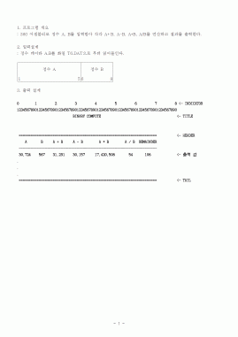 BINARY COMPUTE 레포트 자료-1페이지