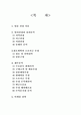 웨스턴바 사업계획서-1페이지