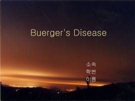 생명환경정보관리 버거씨병-1페이지