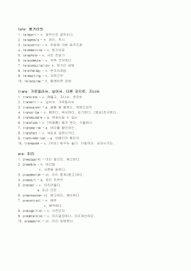  접두사 영어단어-1페이지