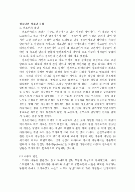 청소년의 이해 - 청소년과 청소년문화-1페이지