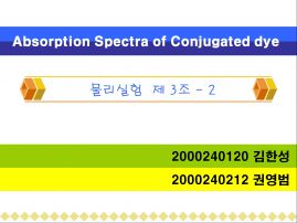 Absorption Spectra of Conjugated dye-1페이지