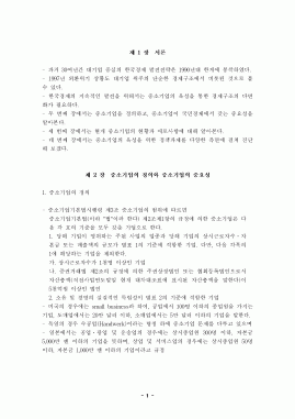 [경제학과] 중소기업이 경제환경에 미치는 중요성-1페이지