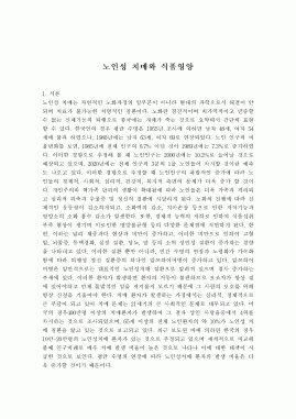 [노인복지] 노인성 치매와 식품영양-1페이지