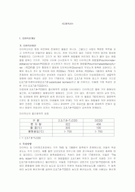 <다이옥신> 레포트 자료-1페이지