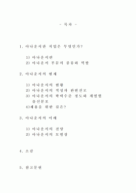 아나운서란 직업은-1페이지