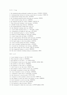 to 부정사, 동명사를 목적어로 취하는 동사-1페이지