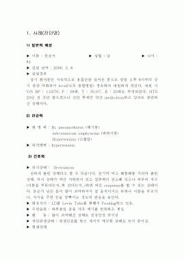 [논문] 중환자실 케이스-1페이지