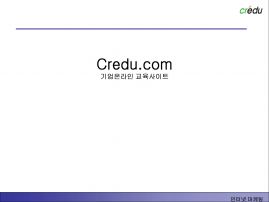 CREDU 분석 레포트 자료-1페이지