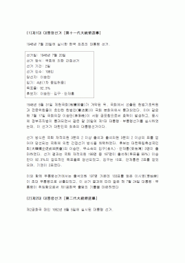 역대대통령  역대선거-1페이지