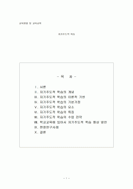 자기주도적 학습-1페이지